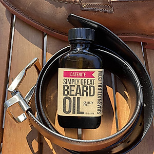 Simply Great Beard Oil - DATENITE Scented Beard Oil - Beard Conditioner 3 Oz Easy Applicator - Natural - Vegan and Cruelty Free Care for Beards - America's Favorite