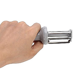 Vegetable Peeler,Kitchen Food Peelers,Household Peeler Bottle Shape Durable Fruit Potato Carrot Peeler Kitchen Tool Supplies Sharp Blades Easy Peeling(grizzly)