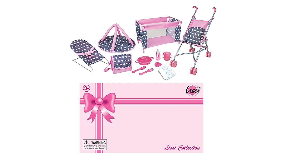Lissi 5 Piece Doll Play Set - Perfect Gift for Little Girls