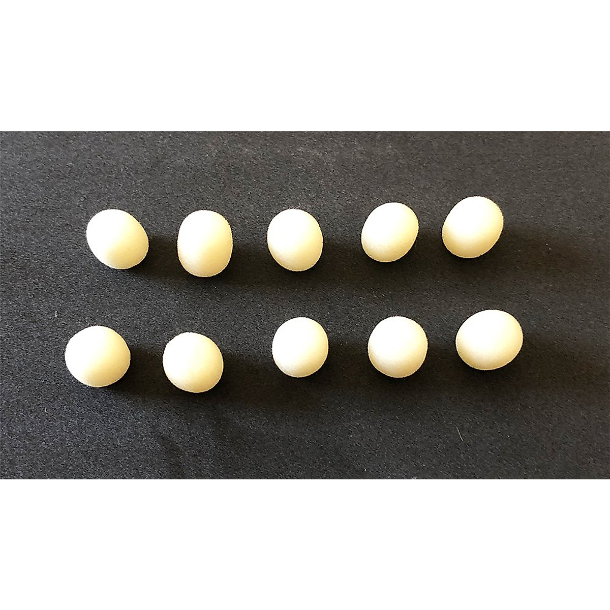 10 PCS Mini Beige Foam Covers Windscreen Windshield for Headset Lapel Microphones