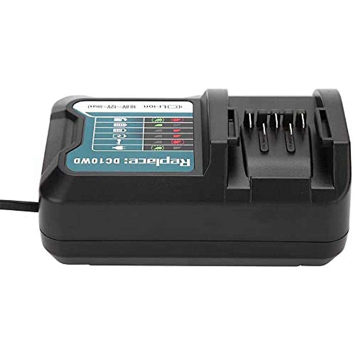 QCZRED 12V DC10WD Charger Replace for Makita dc10sb dc10wc; for Makita Battery BL1021B BL1041B BL1020B BL1015 BL1016