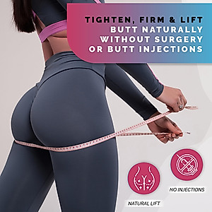 Butt Enhancer Pills for Big Booty & Curvy HIPS - Weight Gainer for Womens Curves Bigger Butt Pills for Women - Booty Builder Aguaje para Aumentar Gluteos y Caderas - Butt Growth Products