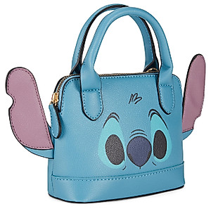 Disney Lilo and Stitch Handbag - Girls, Boys, Teens, Adults - Officially Licensed Stitch Faux Leather Cosplay Mini Crossbody Handbag