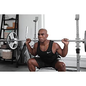 WEIDER Platinum Squat Rack, Black