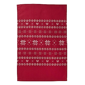 SKL Home Snowflake Winter Dish Towel Set, 18x28