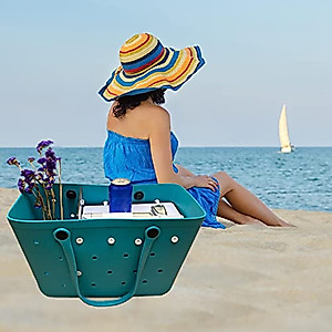 Koomduk 2 PCS Divider Tray Compatible for Bogg Bag Beach Bag Divider Accessories Inserts Space Saving Accessories for Original X Large Bag (Black)