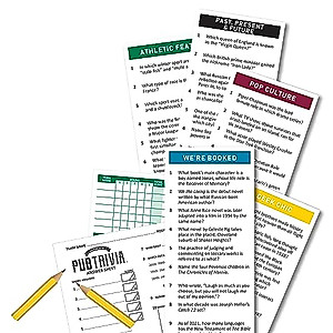 University Games | Ultimate Pub Trivia Team Trivia Game, 4 or More Trivia Loving Players Ages 12 and Up