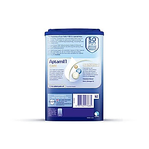 Aptamil Care Stage 1, Milk Based Powder Infant Formula, Also for C-Section Born Babies, with DHA & ARA, Omega 3 & 6, Prebiotics, Contains No Palm Oil, 28.2 Ounces