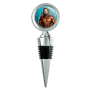 Aquaman Movie Jason Mamoa Full Costume Wine Bottle Stopper