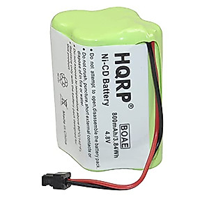HQRP Battery Compatible with Uniden Bearcat SPORTCAT BP-120 BP120 BP-150 BP150 BP-180 BP180 BP-250 BP250 BBTY0356001 Replacement