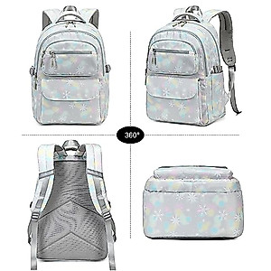 Joyfulife Kids Backpack for Girls Backpack with Lunch Box Elementary Primary Middle School Bags Bookbags for Teen Students