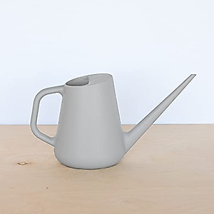 Bloem Fern Watering Can: 1 Gallon Capacity - Grey - Long Spout, Ergonomic Handle, Large Mouth Opening, One Piece Construction, for Indoor and Outdoor Use, Gardening