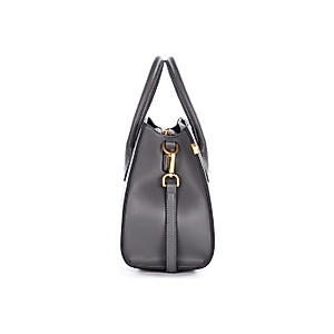 Céline Dion Octave Leather Satchel (Grey)