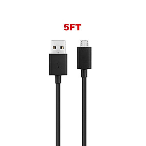 Tluobiz Replace Roku Voice Remote Charger 5V USB Power Cord Compatible with Roku Voice Remote Pro Rechargeable Voice Remote, Roku Micro USB power