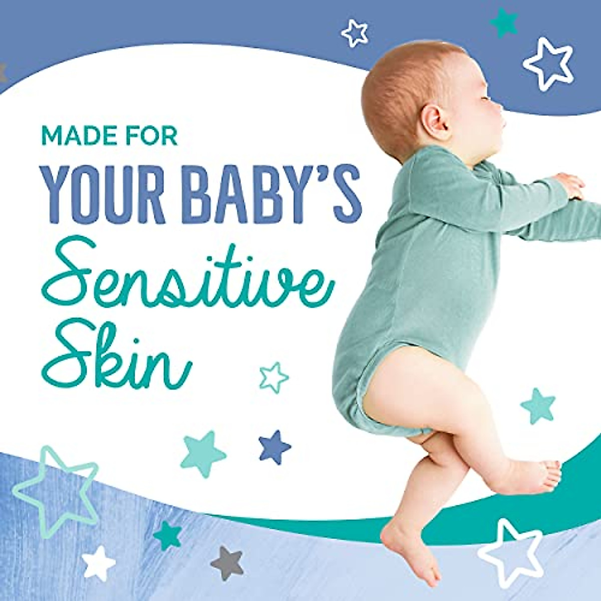 Seventh Generation Baby Free & Clear Overnight Diapers, Stage 5, 20 Count (Pack of 4)