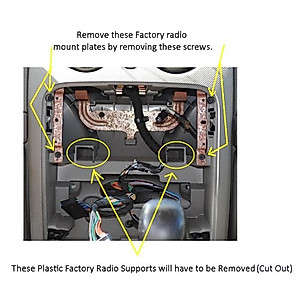 Double Din Dash Kit Aftermrket Radio Install Compatible with Jeep Liberty 2003-2007 with Premium Infiniti Sound Systems