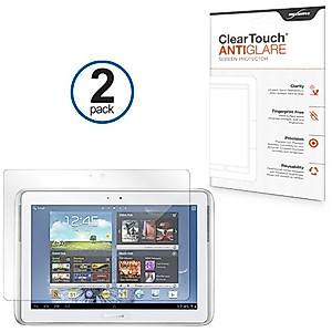 BoxWave Screen Protector Compatible With Galaxy Note Tablet 10.1 (2014) - ClearTouch Anti-Glare (2-Pack), Anti-Fingerprint Matte Film Skin