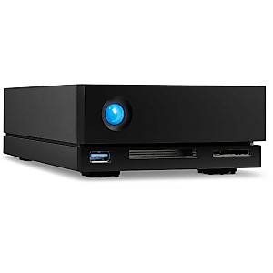 LaCie 1big Dock, 10TB, External Hard Drive, HDD Docking Station, Thunderbolt 3, 7.200 RPM, Enterprise Class Drives, for Mac and PC Desktop, 5 Year Rescue Services (STHS10000800)