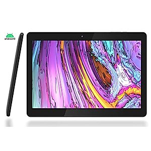 Azpen 10.1" inch Android 11 OS Tablet, IPS HD Display 2GB RAM 32GB Storage Color (Black)