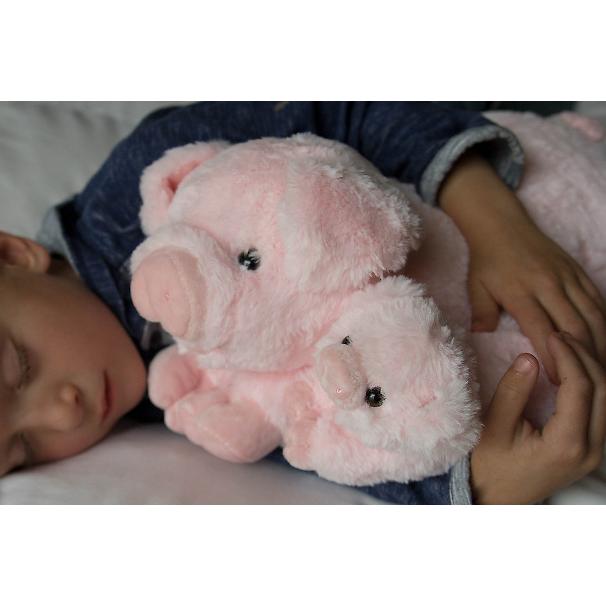 Mother & Baby Stuffed Pig Plush Toy Set | Super Soft Pig Stuffed Animal | Cute Plushies for Kids’ Bedroom | 17" Stuffed Animals for Girls & Boys | Farm Animal Toys by Exceptional Home