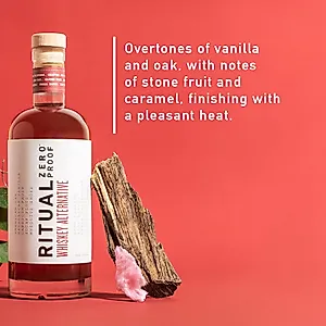 RITUAL ZERO PROOF Whiskey Alternative | Award-Winning Non-Alcoholic Spirit | 25.4 Fl Oz (750ml) | Only 5 Calories | Sustainably Made in USA | Make Delicious Alcohol Free Cocktails
