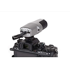 Wooden Camera VX Skateboard Camera Microphone | Digital Signal Processor | Clearly Record Action Sports Sounds | Include 3.5mm TRS Coiled Cable | 48 Hours Battery Operation