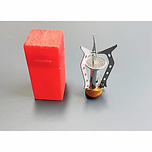 Outdoor Camping Small Gas Stove - Portable Lightweight Camping Stove Butane/Propane - Mini Camping Stove Burner Portable Only 4oz for Travel Hiking Backpacking Picnic etc