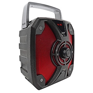 Rockville ROCKBOX 6.5" Rechargeable Portable Bluetooth Karaoke Speaker+Mic