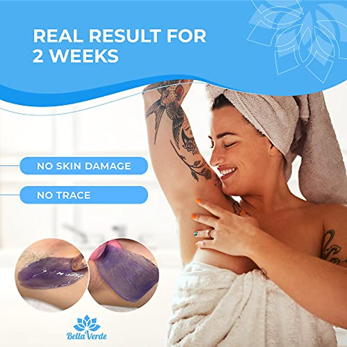 Bella Verde Wax Warmer for Hair Removal - Professional-Grade Waxing Pot - Melts Beans, Beads, Canned, & Hard Wax - Non-Stick Coating - For Brazilian, Eyebrow, Legs, & Body - For Men & Women (Wax Warmer Only)…