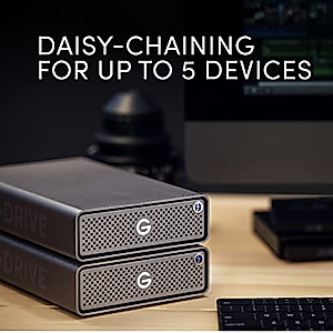 SanDisk Professional 12TB G-DRIVE PRO - Enterprise-Class Desktop Hard Drive, Thunderbolt 3, USB-C, 7200RPM Ultrastar Drive Inside - SDPH51J-012T-NBAAD