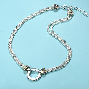 UNY designer Inspired Short Necklace 45cm + 5 cm 3mm Box chain Classic Elegant Vintage Antique Jewelry