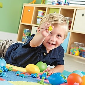 Learning Resources Counting Dino-Sorters Math Activity Set, Dinosaur Sorting Toy, 65 Pieces, Ages 3+