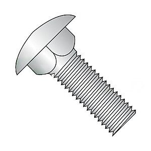 1/4-20 X 2 1/2" Carriage Bolts/Fully Threaded / 18-8 Stainless Steel (Quantity: 100 pcs)