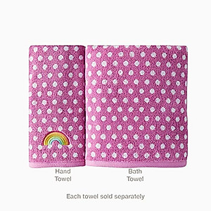 SKL Home by Saturday Knight Ltd. Rainbow Cloud 2 Pc Hand Towel in Pink