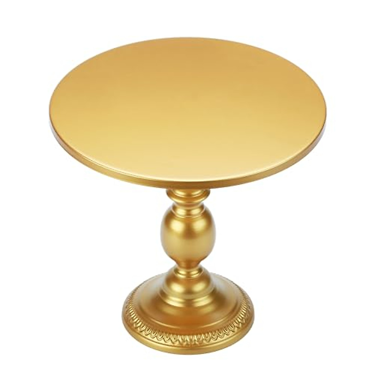 Hotity 12 Inch Cake Stand Round Cupcake Stands Metal Dessert Display Cake Stands, Gold
