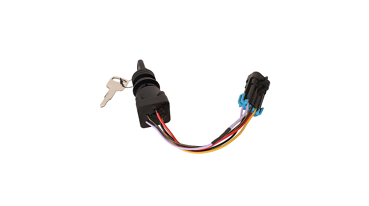 Boat Engine Ignition Key Switch 3-Position Mercury Marine Part