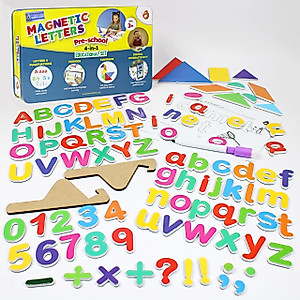90in1 Magnetic Alphabets Letters Toys for Kids 3 4 and 5 Years | ABC 123 Toys for Kids | Best Educational Birthday Gift Pack for Baby Boys & Girls, ABC Preschool Activities