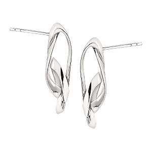 Silpada 'Tied Up' Knotted Drop Earrings in Sterling Silver