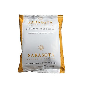 Sarasota Gourmet Coffee Packets, Pre Ground Coffee Packs, Signature House Breakfast Blend, Medium Roast, Bulk Single Pot Bags for Drip Coffee Makers, (12 oz Bags, Pack of 6)
