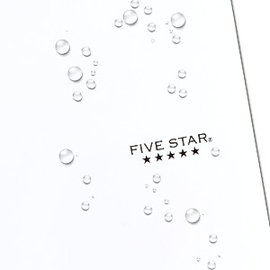 Five Star Spiral Notebook + Study App, 3 Subject, College Ruled Paper, 11" x 8-1/2", 150 Sheets, White, 1 Count (72464)