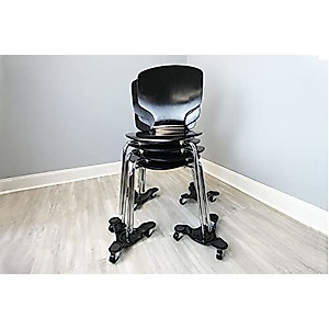 Shepherd Hardware Move-It 9442 12-Inch Steel Tri-Dolly, 300-lb Load Capacity, 12 Inch, Black