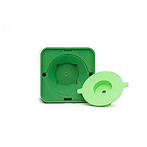 Dock N Stow Trailer Jack Block, RV Tongue Stand Stores on Frame, Fits Most Jack, Post, Foot, or Wheel, for Camper, Pop Up, Boat, or Travel Trailer, Green GEN1