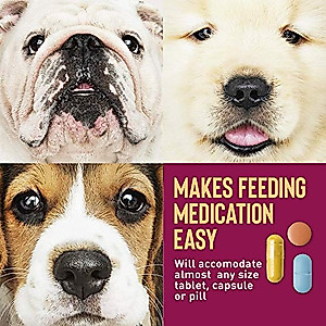 Presidio Pill Buddy Naturals - All Natural Ingredients - Duck Recipe Pill Hiding Treats for Dogs - Make A Perfect Pill Concealing Pocket Or Pouch for Any Size Medication - 30 Servings