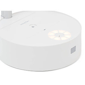INNO Portable Fan & Essential Oil Diffuser – Foldable Standing or Desk Fan with Night Light, Air Diffuser, Humidifier – 24 Hr. Run Time, Peach Pink