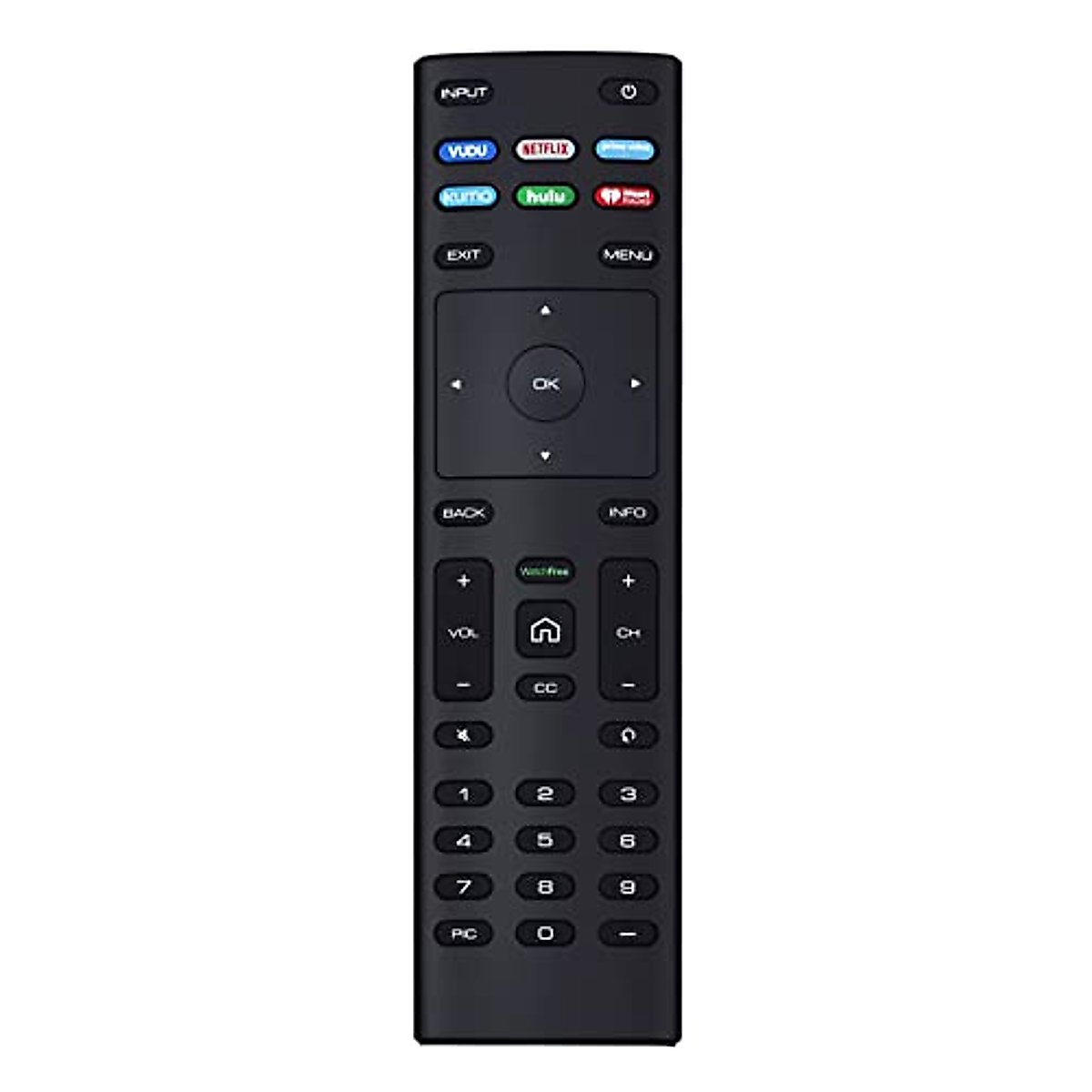 Replace Remote Control Compatible with VIZIO Watchfree Smart TV M507-G1 D32h-G9 PX65-G1 V556-G1 V436-G1 D55-F2f D50-F1 PX75-G1 D40f-F1 M65-F0 D55-F2 P759-G1 D24f-E1 D24h-E1 D32f-E1 D39f-E1 D40f-E1
