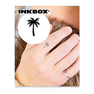 Inkbox Temporary Tattoos, Semi-Permanent Tattoo, One Premium Easy Long Lasting, Water-Resistant Temp Tattoo with For Now Ink - Lasts 1-2 Weeks, Isla, 1 x 1 in