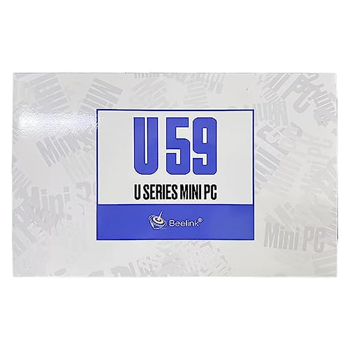 Beelink Processor N5105(up to 2.9GHz), U59 Pro Mini PC, Mini Desktop Computer with 16GB DDR4 + 500GB SSD, Supports 4K Dual HDMI/Type-C, Dual WiFi, BT4.0 Small Computer