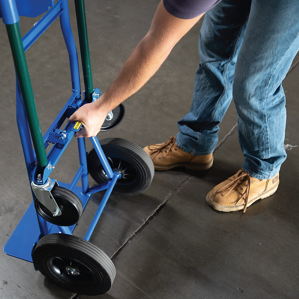 American Lifting 800 lbs Quick Latch Hand Truck, Metal Frame