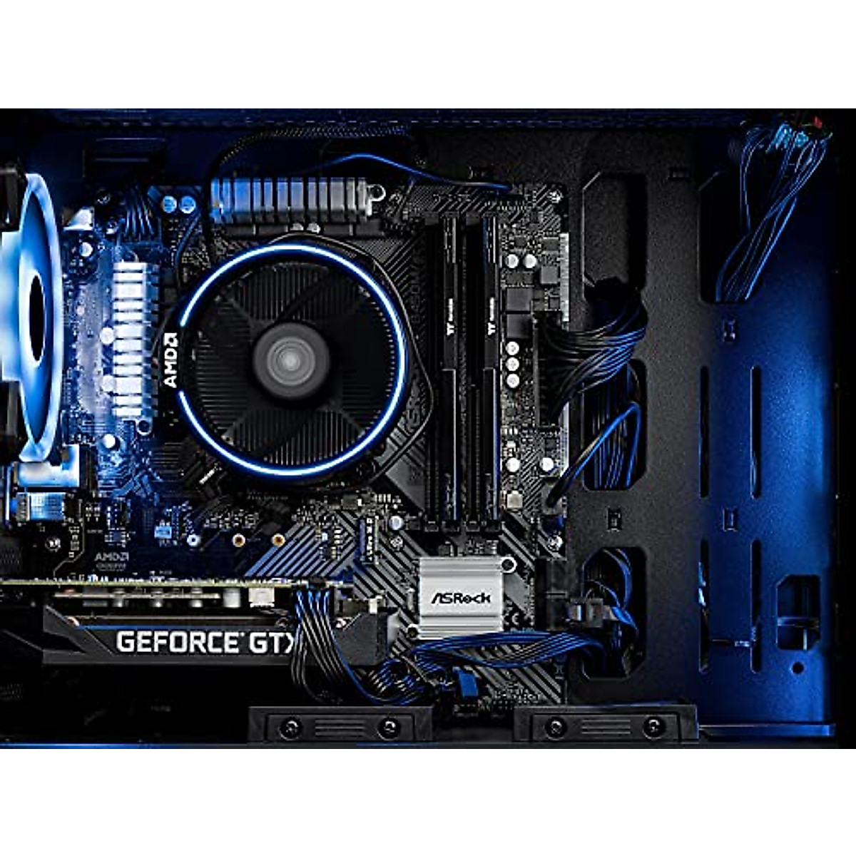 Skytech Chronos Mini Gaming PC Desktop - AMD Ryzen 5 3600 3.6GHz, GTX 1660 Super 6G, 16GB DDR4 3000, 500GB SSD, AC WiFi, Windows 10 Home 64-bit, Black