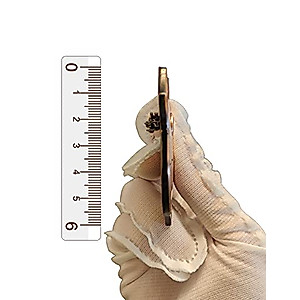 Ring Security Badge, Made of Metal, with Gift Box, Gift for Ring Bearer, Wedding Accessories for Boys (Champagne)